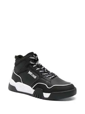 Just Cavalli Panelled Lace-up Sneakers