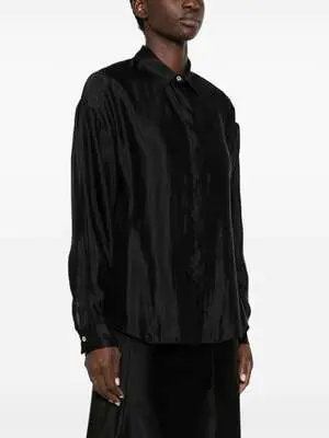 FORTE_FORTE Long-sleeve Silk Blend Shirt
