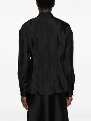 FORTE_FORTE Long-sleeve Silk Blend Shirt