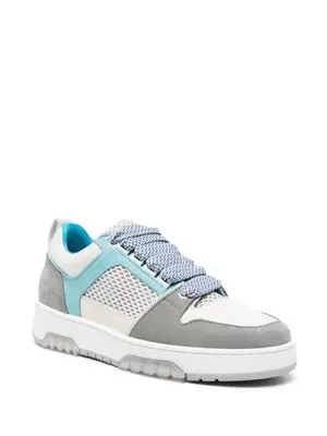 GIULIANO GALIANO Vyper Logo-print Leather Sneakers - Grey
