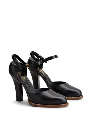 TOD'S Logo-plaque Leather Pumps