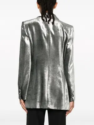 Alberta Ferretti Double-breasted Velvet Jacket