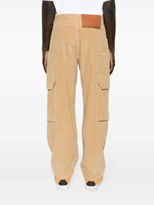 Palm Angels Corduroy Cargo Trousers - Brown