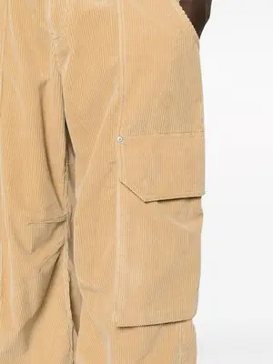Palm Angels Corduroy Cargo Trousers - Brown
