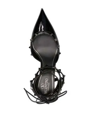Valentino Garavani Rockstud Patent-leather Pumps