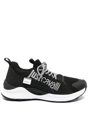 Just Cavalli Logo Sneakers - Black