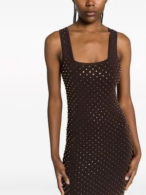 Michael Kors Stud-embellished Sleeveless Minidress