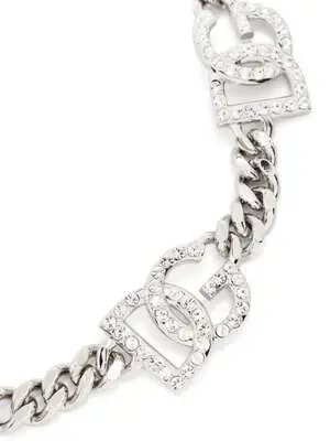 Dolce & Gabbana Crystal-embellished Link-chain Bracelet