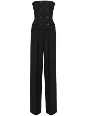 Alexander McQueen Strapless Tailored Jumpsuit