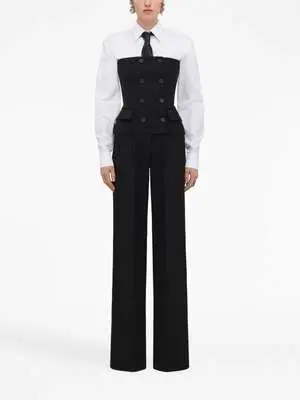 Alexander McQueen Strapless Tailored Jumpsuit