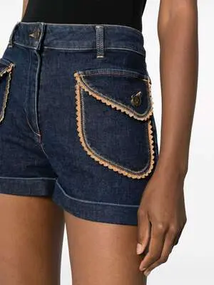 Moschino Passementerie Denim Shorts