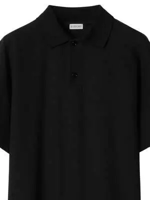 Burberry Piqué-weave Cotton Polo Shirt