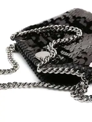 Stella McCartney Mini Falabella Sequin-embellished Bag