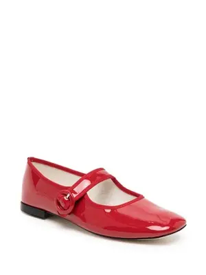 Repetto Georgia Patent-leather Mary Jane Pumps - Red