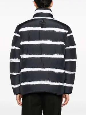 Moncler Striped Puffer Jacket - Black