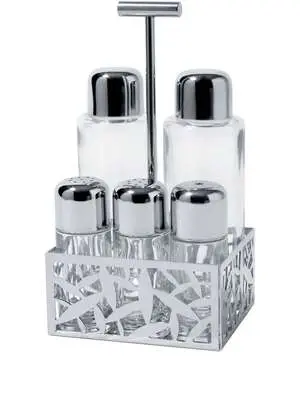 ALESSI Cactus Condiment Set - Silver