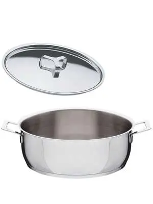ALESSI Pots&pans Stainless Steel Casserole - Silver