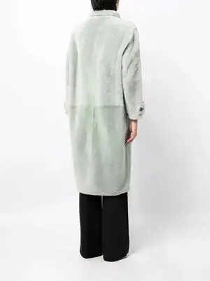 YVES SALOMON Button-up Mid-length Coat