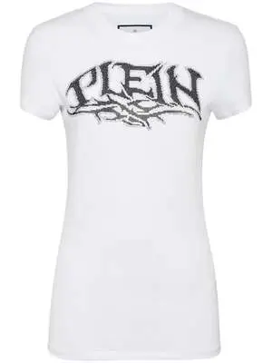 Philipp Plein Logo-embellished T-shirt - White