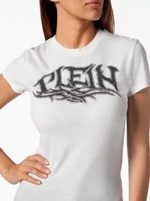 Philipp Plein Logo-embellished T-shirt - White