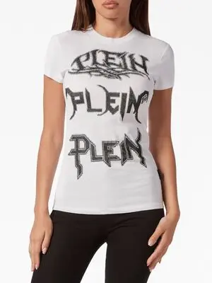 Philipp Plein Logo-embellished T-shirt - White