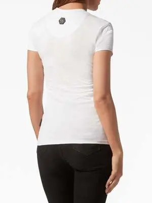 Philipp Plein Logo-embellished T-shirt - White