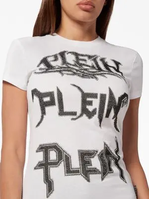 Philipp Plein Logo-embellished T-shirt - White