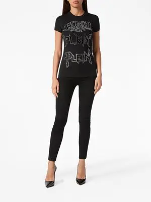 Philipp Plein Logo-embellished T-shirt - Black