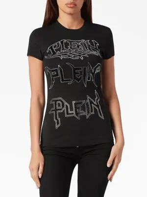 Philipp Plein Logo-embellished T-shirt - Black