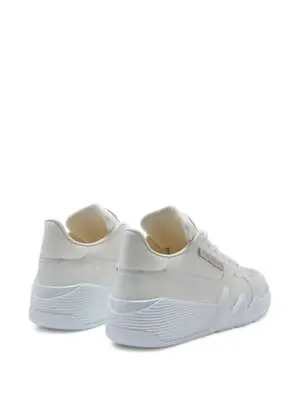 GIUSEPPE ZANOTTI Talon Rhinestone-embellished Leather Sneakers