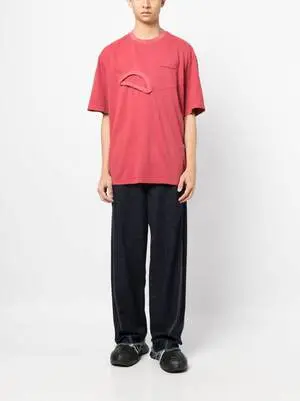 FENG CHEN WANG Logo-print Cotton T-shirt