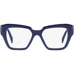 Prada Prada 51mm Square Optical Glasses Black Blue