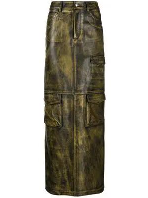 Gcds Biker Cargo Maxi Skirt