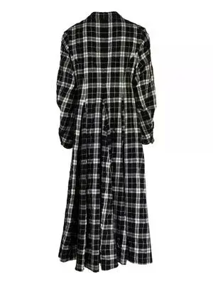 COMME DES GARÇONS TAO Check-print Long Coat
