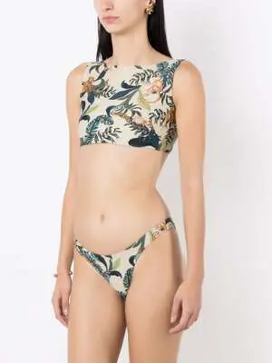 LYGIA & NANNY Iola Graphic-print Bikini Top