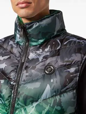 PLEIN SPORT Camouflage-pattern Padded Vest
