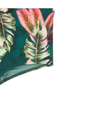 LYGIA & NANNY Copacabana Botanical-print Swimming Trunks - Green