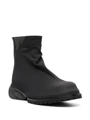 424 Panelled Zip-up Ankle Boots