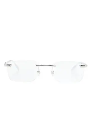 Montblanc Rimless Rectangle-frame Glasses - Silver