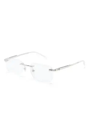 Montblanc Rimless Rectangle-frame Glasses