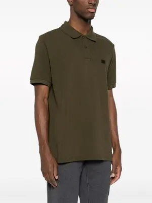 C.P. COMPANY Logo-embroidered Cotton Polo Shirt