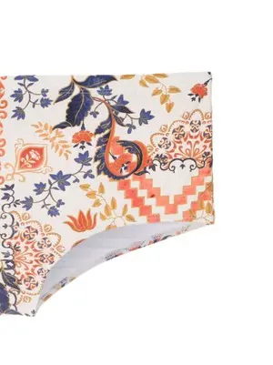 LYGIA & NANNY Copacabana Botanical-print Swimming Trunks - White