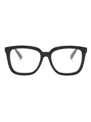 Gucci Logo Plaque Square-frame Eyeglasses