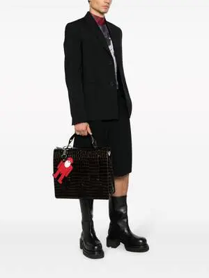 WALTER VAN BEIRENDONCK Maxi Crocodile Leather Bag
