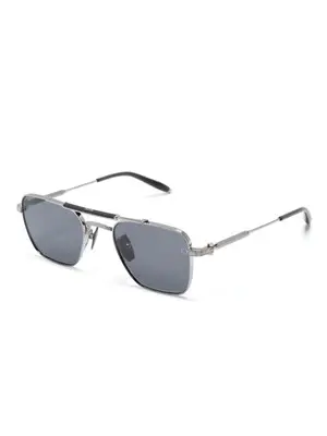 AKONI Europa Square-frame Sunglasses - Grey