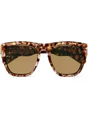 Chloé Gayia Square-frame Sunglasses - Brown