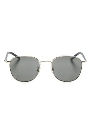 Montblanc Square Frame Sunglasses - Gold