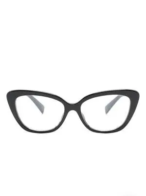Miu Miu Cat-eye Frame Glasses - Black