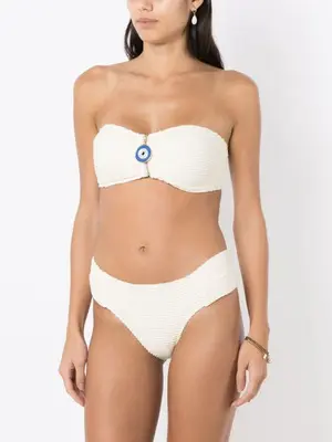 BRIGITTE Evil-eye Strapless Bikini