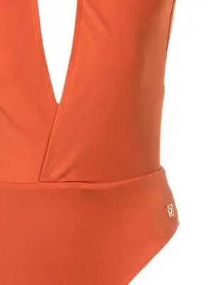 BRIGITTE Short-sleeved Swimsuit - Orange